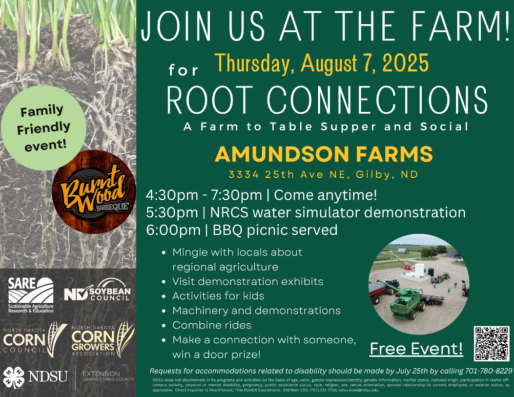 Root Connections 2025 - Grand Forks County | NDSU Agriculture
